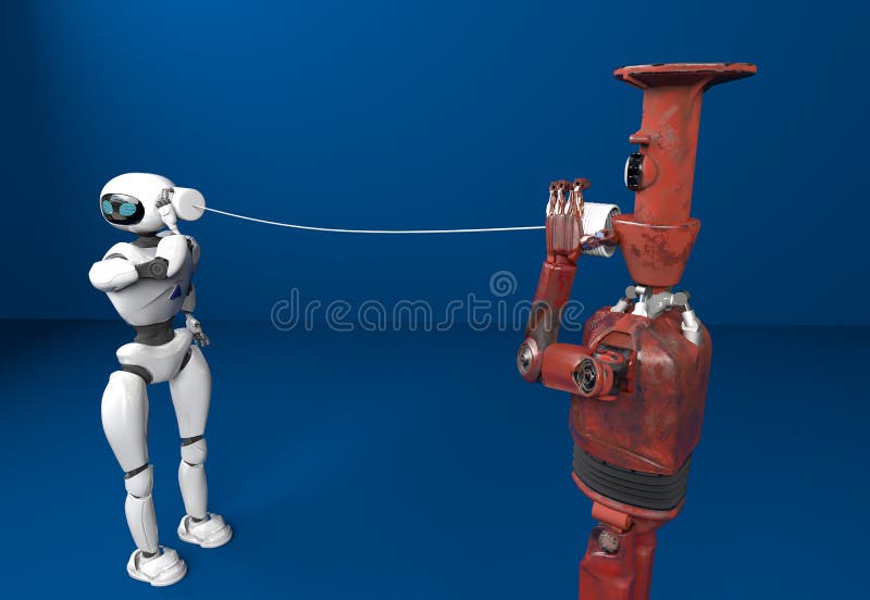 Humanoid Skeletal Robot Making a Salute Stock Illustration ... Humanoid Skeletal Robot Making a Salute Stock Illustration ...