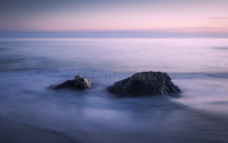 Beach with Rocks stock photo. Image of remote, rock, island - 2534766