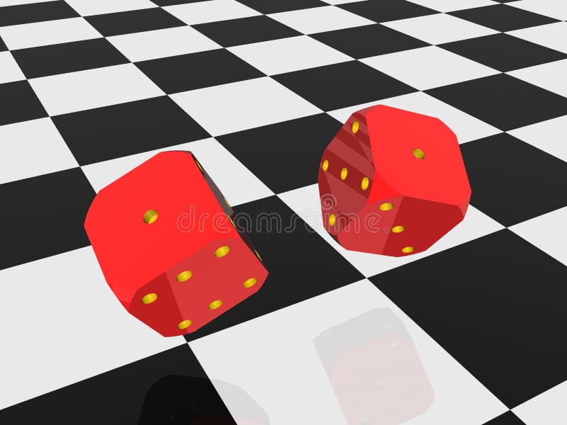 Two Rolling Dice Royalty Free Stock Photos - Image: 1509768