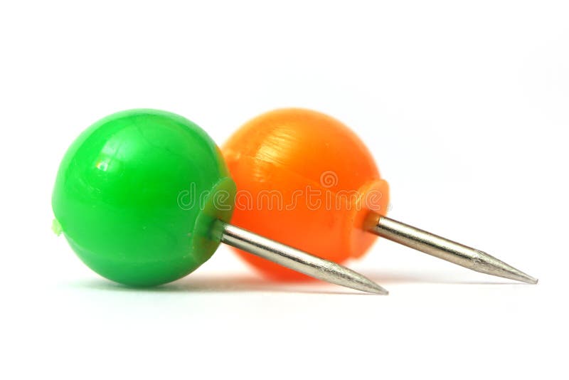 Red round push pin stock image. Image of organizer, needle - 26511809