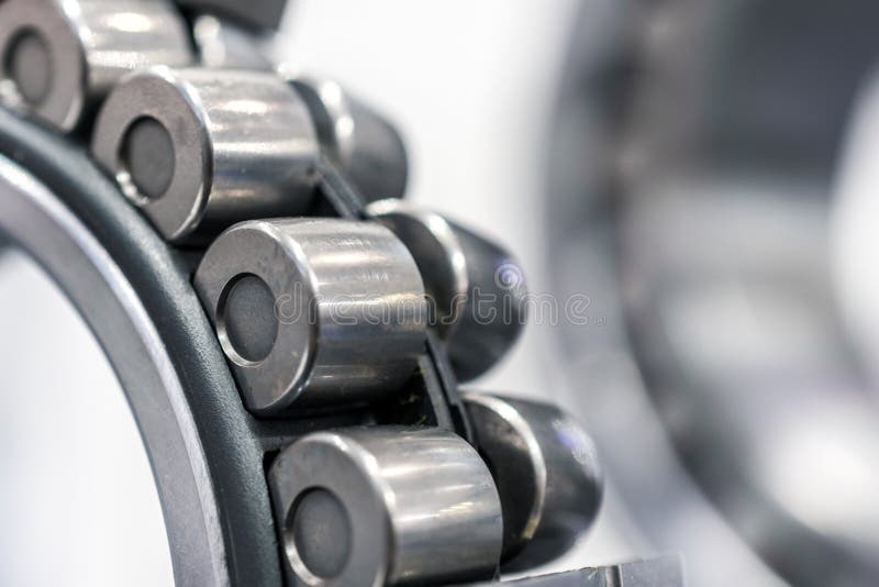 Two-row Roller Bearing. Close-up Stock Image - Image of mechanics, ring ...