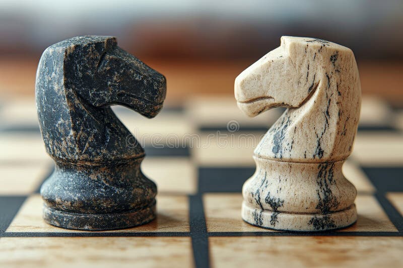 Two Rows of Pawns and a Challenge from the Knight in the Centre are ...