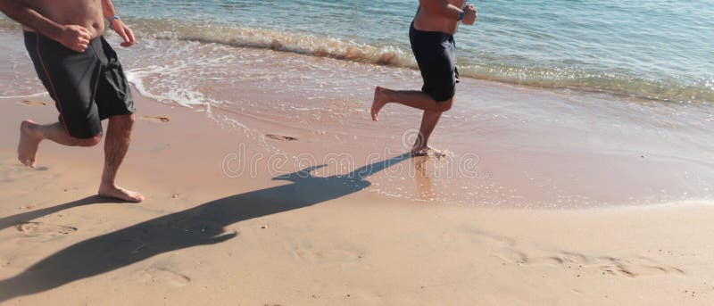 Two running men stock photo. Image of active, people - 105109706