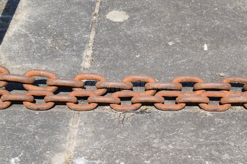 Two rusty chains stock image. Image of rusted, iron - 280618933