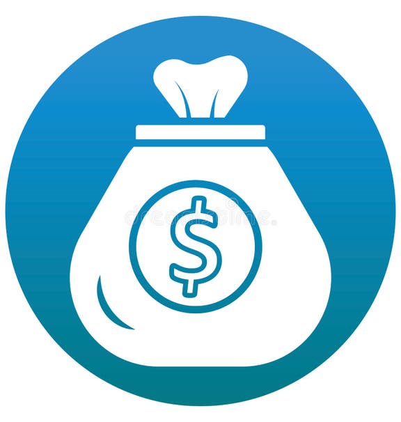 Two Sacks Isolated Vector with Line and Fill Icon Stock Vector ...