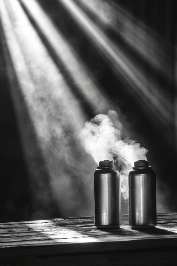 Two Salt Shakers Sit on a Wooden Table, Exemplifying a Basic Kitchen ...