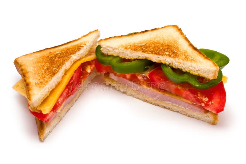 Two Sandwiches stock photo. Image of paprika, tomato - 37753328