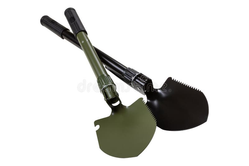 Sapper spade isolated stock photo. Image of lifesaving - 30133564