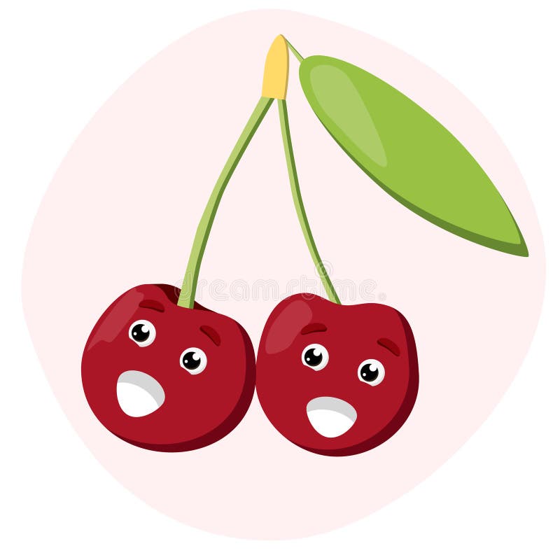 Scared Cherries Stock Illustrations – 4 Scared Cherries Stock ...