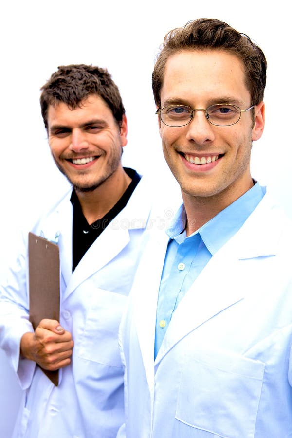 Two Scientists Working Together Stock Photo - Image of discover ...