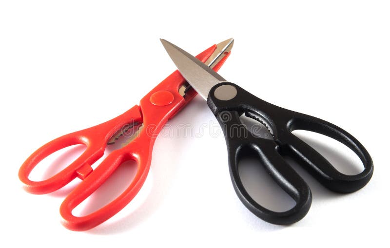 Two scissors stock image. Image of home, iron, sharp - 39686157