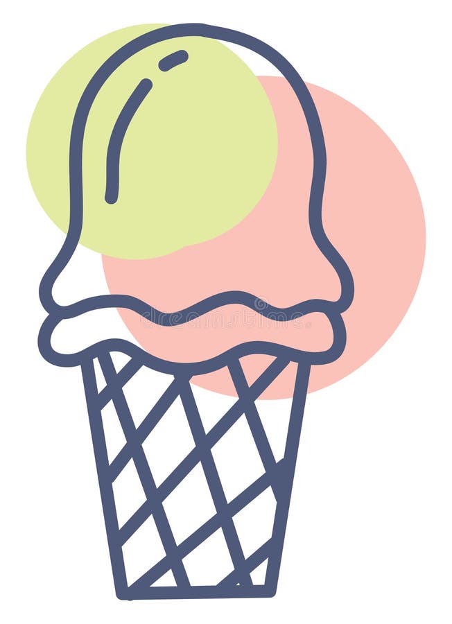Two Scoops Ice Cream Icon Stock Illustrations 50 Two Scoops Ice Cream