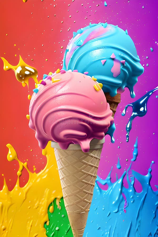 Two Scoops Ice Cream Stock Illustrations 110 Two Scoops Ice Cream