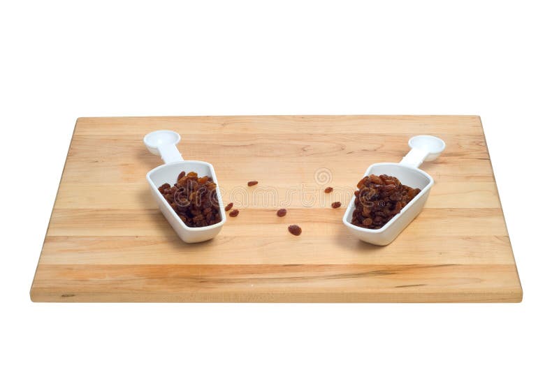 Two Scoops of Raisins stock image. Image of show, brown - 12448943