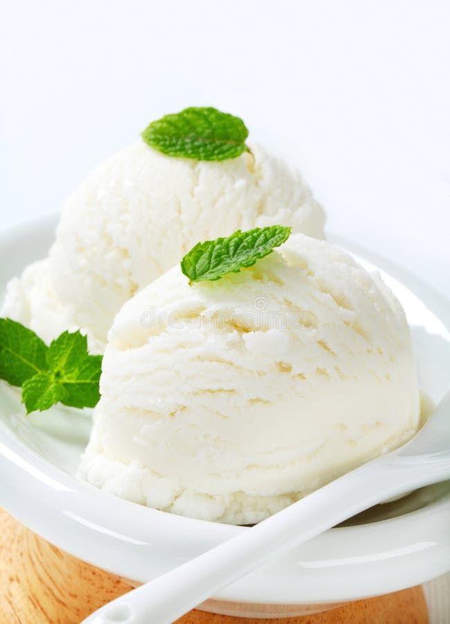 White ice cream stock image. Image of frozen, food, background - 35180865