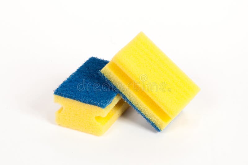 Two scouring sponges stock photo. Image of background - 82074108