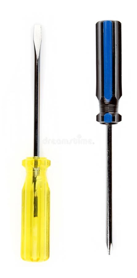 Two screwdrivers stock photo. Image of construction - 321565788