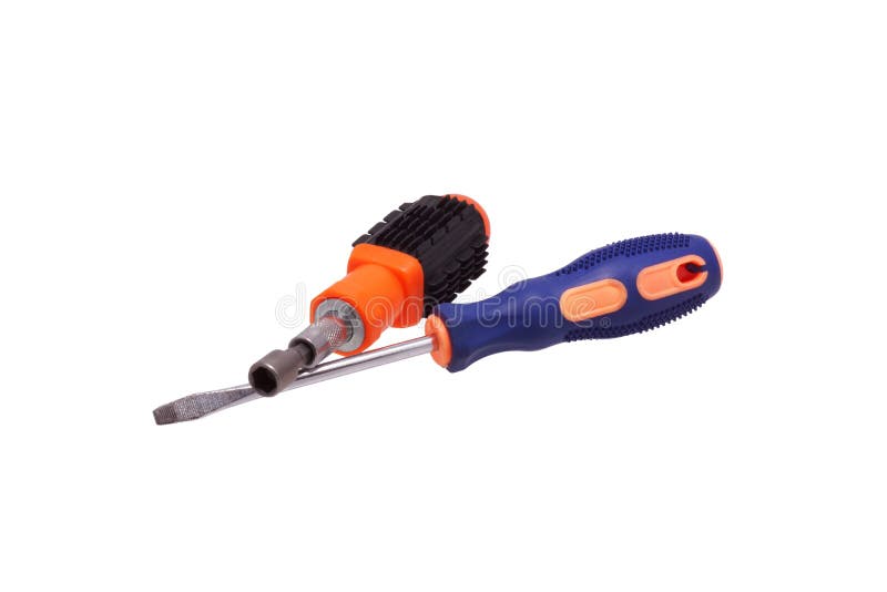 Two screwdrivers. stock image. Image of white, screwdriver - 48391631