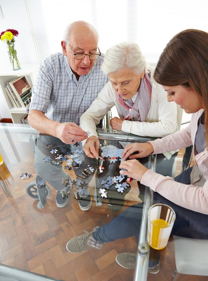 Two Senior Citizens Playing Cards Stock Image - Image of retirement ...