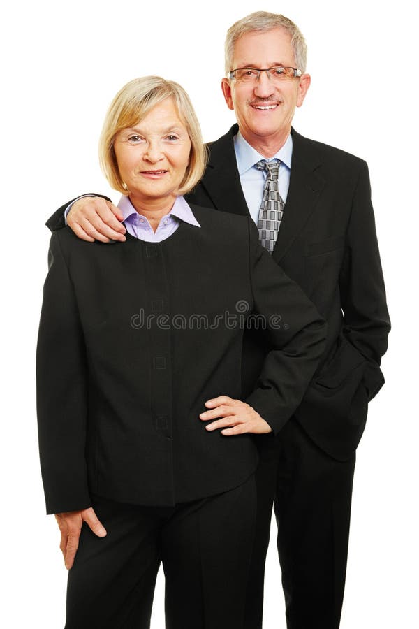 Two Senior People As Business Team Stock Image - Image of business ...