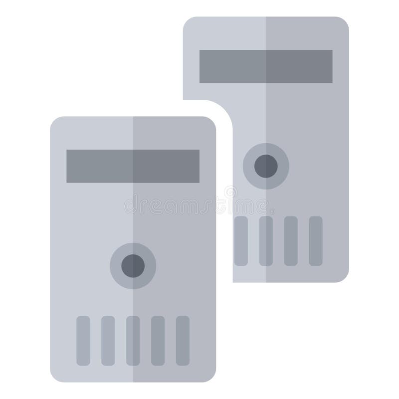 Two server computer CPU stock image. Illustration of circle - 230625513