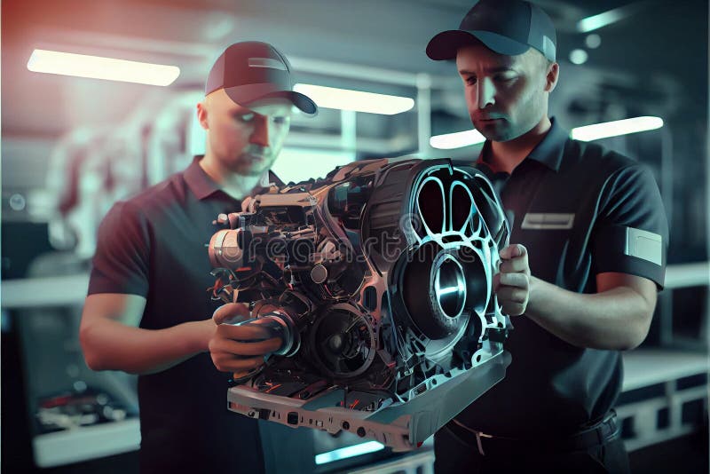Two Service Engineers Use Virtual Reality Technology To Diagnose an Eco ... Two Service Engineers Use Virtual Reality Technology To Diagnose an Eco ...