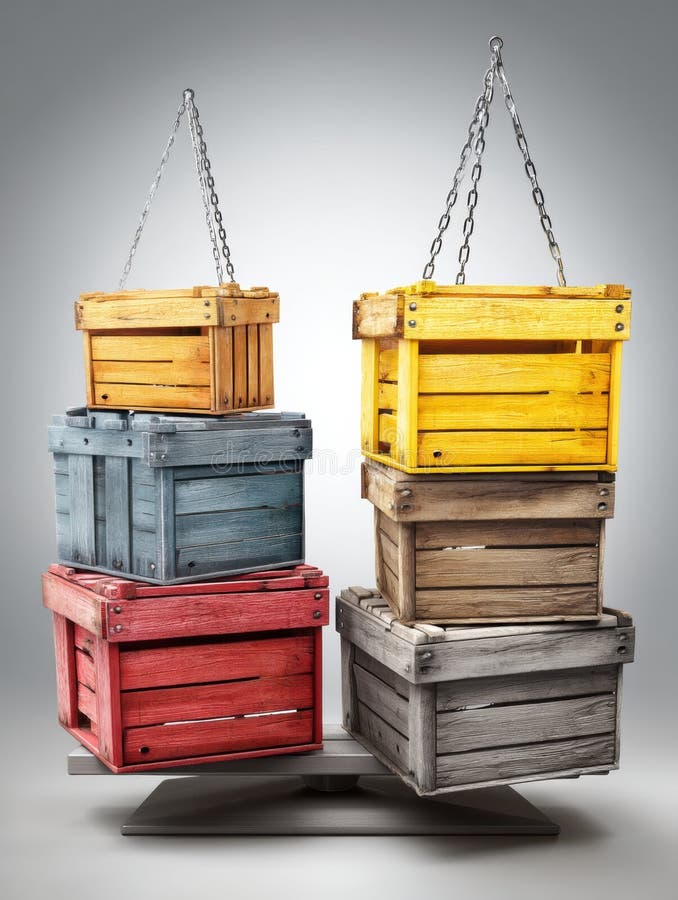 Balance of Imported and Exported Crates Showcasing Activity in ...