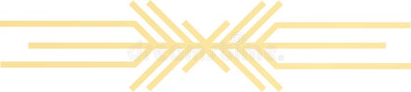 Two Sets of Triple Parallel Horizontal Lines Converging and Diverging ...