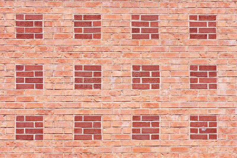 Two Shades of Brick Wall stock photo. Image of surface - 20590616