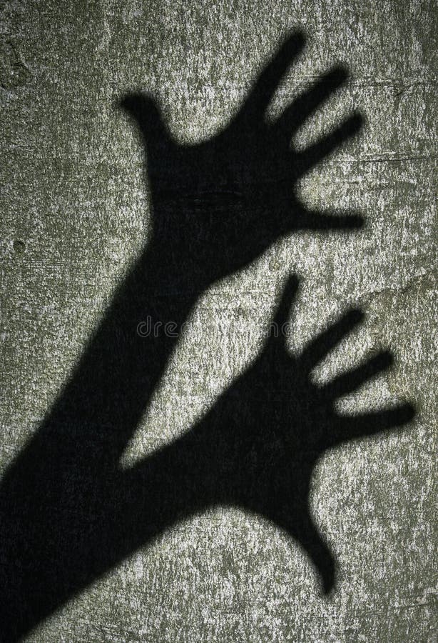 Two shadows hands stock image. Image of tree, shadow - 77083909