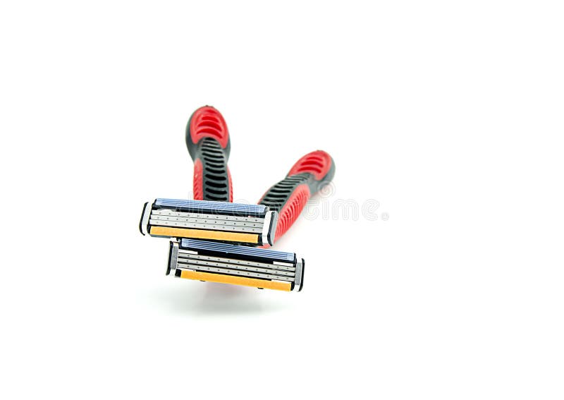 Two shaving razor stock photo. Image of pivot, close - 63424478