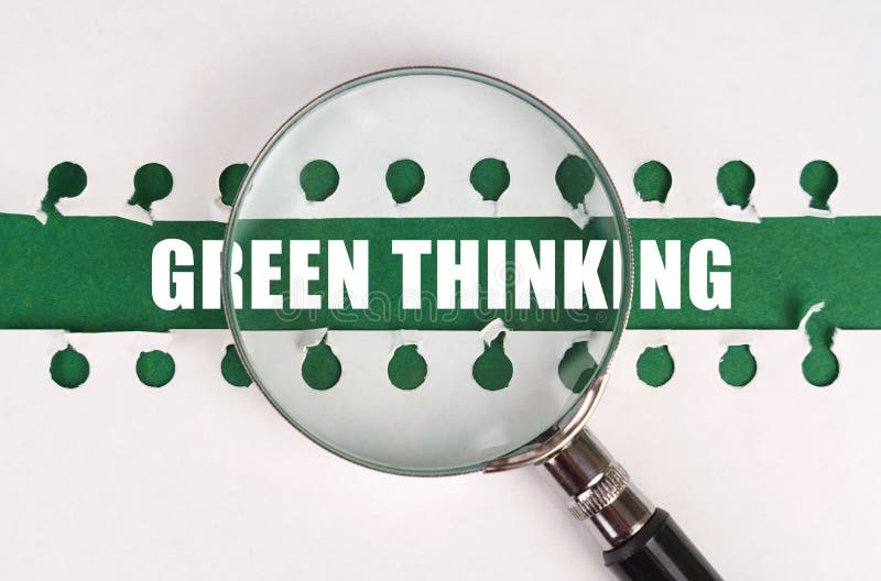 Between Two Sheets from a Notebook on a Green Strip with the ...