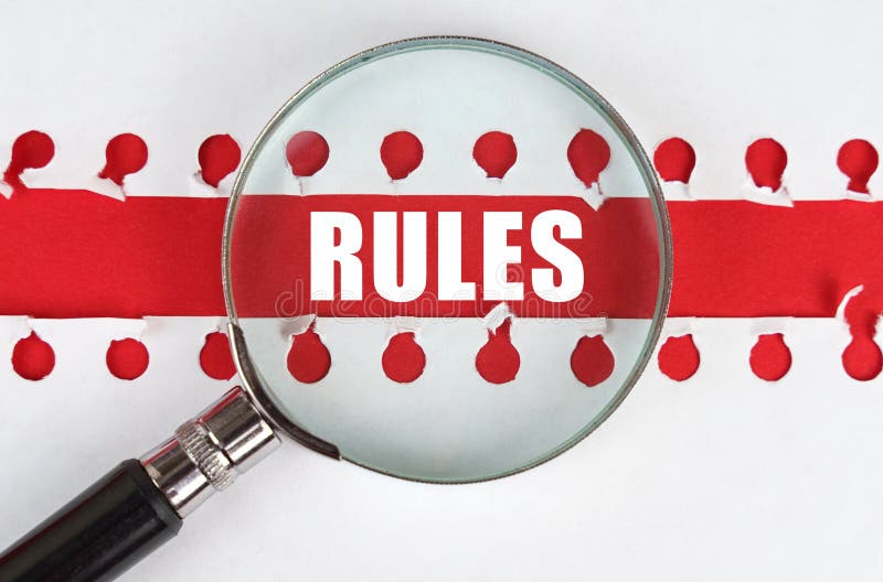 Between Two Sheets from a Notebook on a Red Stripe with the Inscription ...