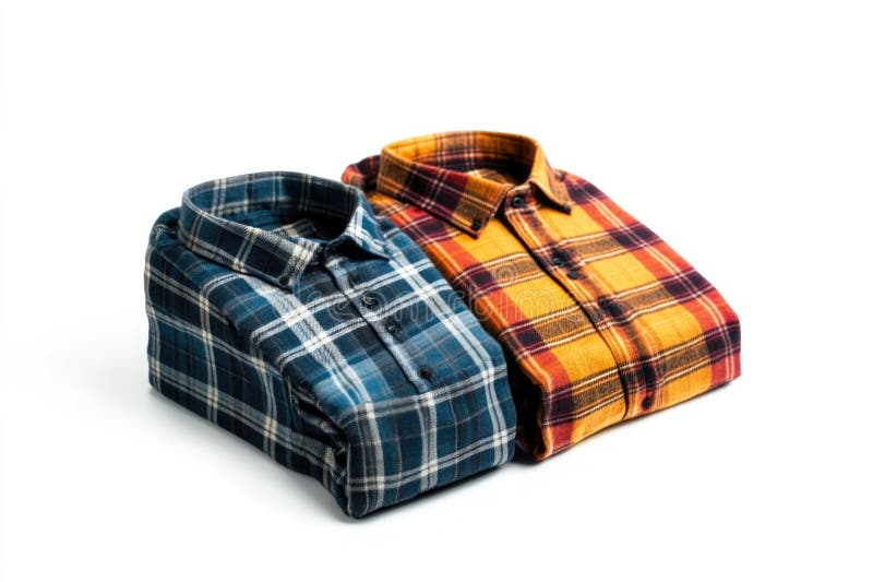 Two Shirts Sitting Together, Possibly Ready for Use or Display Stock ...