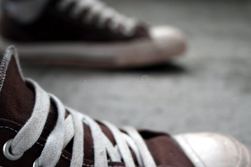 Two shoes stock image. Image of attire, brown, footwear - 2103773