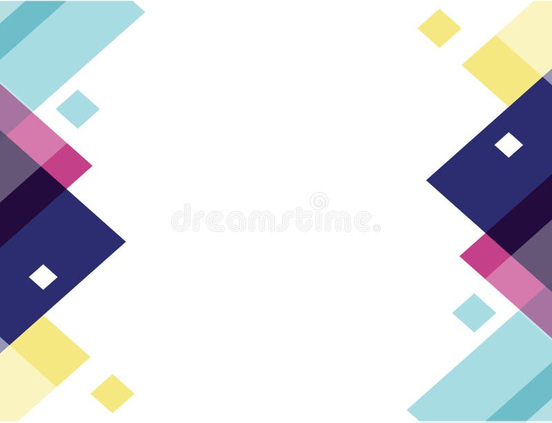 Two Sided Frame Bordered Presentation Template Stock Vector ...