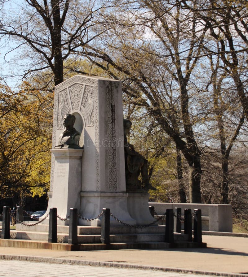A Statue in Providence Rhode Island.. Two Sided Heroes Stock Image ...