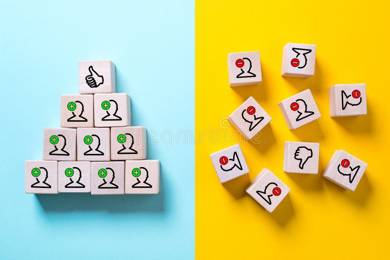 Organization and Team Structure Symbolized with Cubes Stock Photo ...