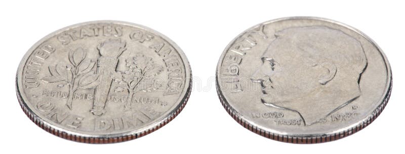 Isolated US dime front stock image. Image of finance, dime - 4441641 Isolated US dime front stock image. Image of finance, dime - 4441641