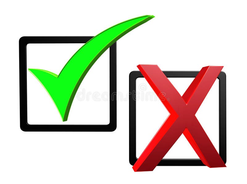 Two Signs are Positive and Negative on a White Background Stock ...