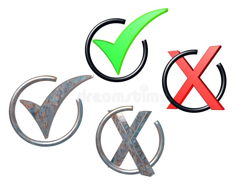 Two Signs are Positive and Negative on a White Background Stock ...