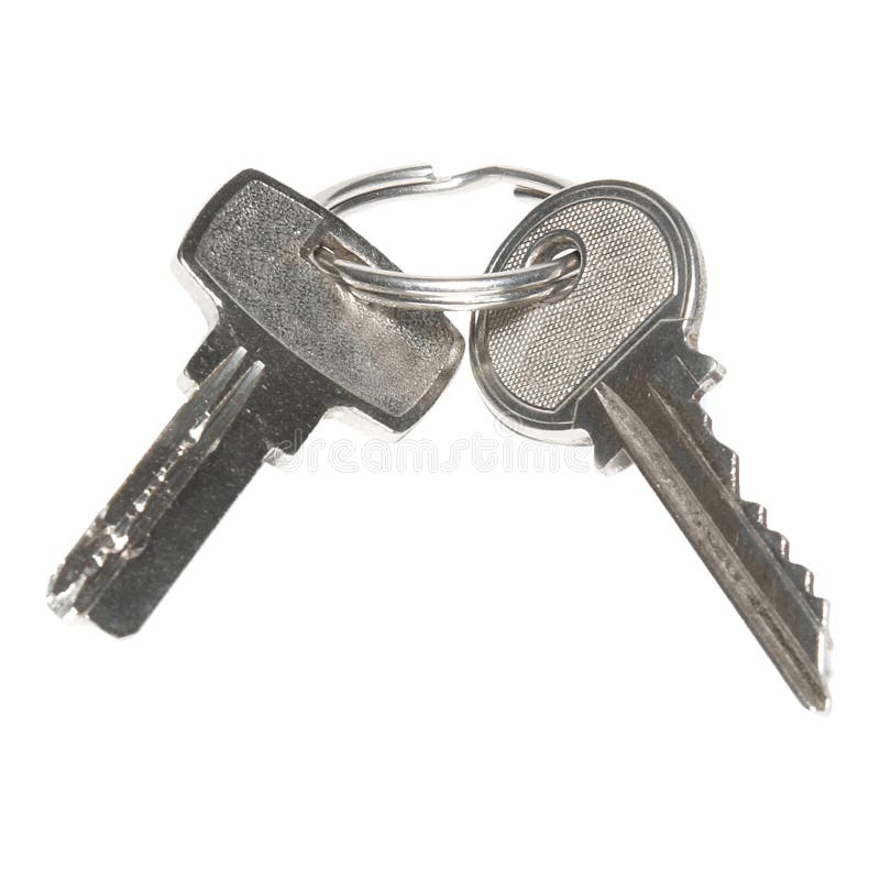 Two silver keys stock image. Image of metal, silver - 302445961