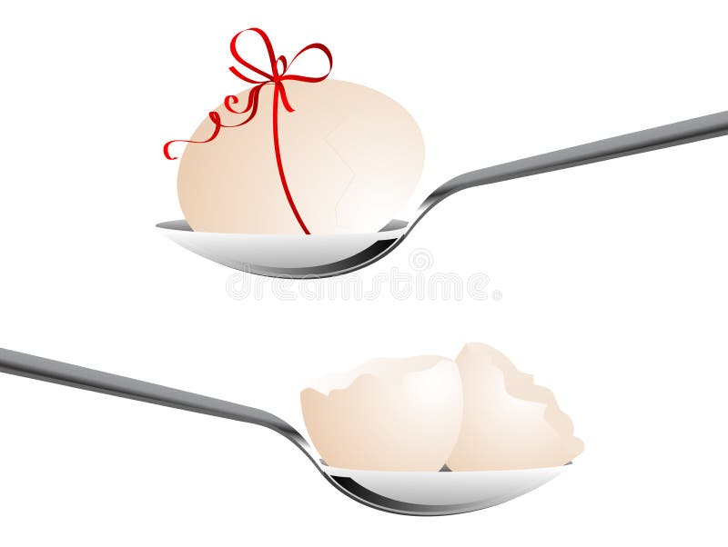 Two spoons stock vector. Illustration of setting, concept - 29968947