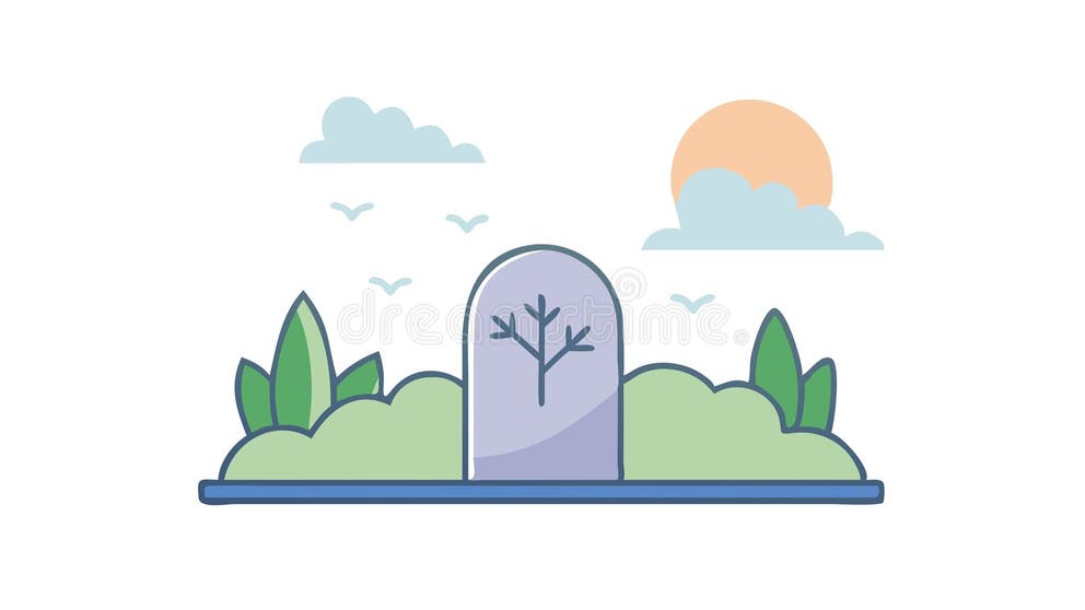 Simple Tombstones Stock Illustrations – 182 Simple Tombstones Stock ...