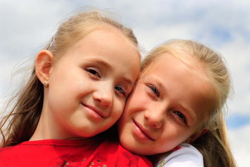 Two sisters stock image. Image of horizontal, nature - 15786129