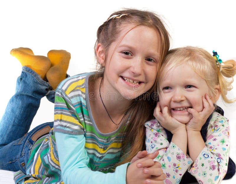 Two sisters stock photo. Image of togetherness, childhood - 22606504