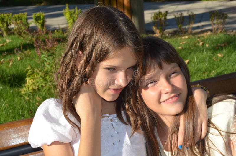 Girls Enjoying Time Together Stock Image - Image of gorgeous, laugh ...