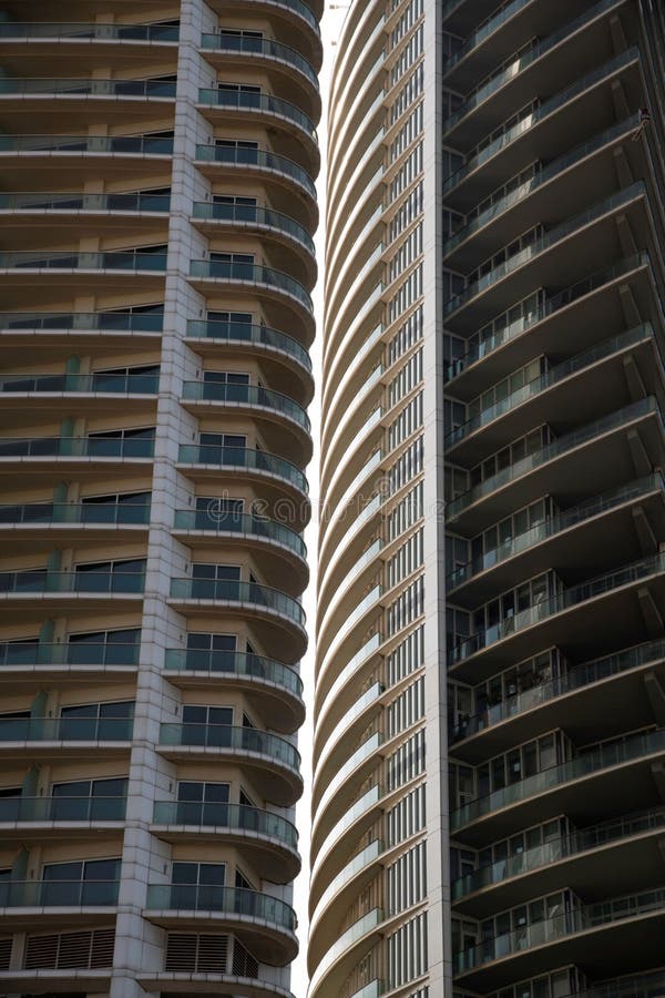 Modern High Rise Buildings in Beirut Stock Image - Image of glass, rise ...