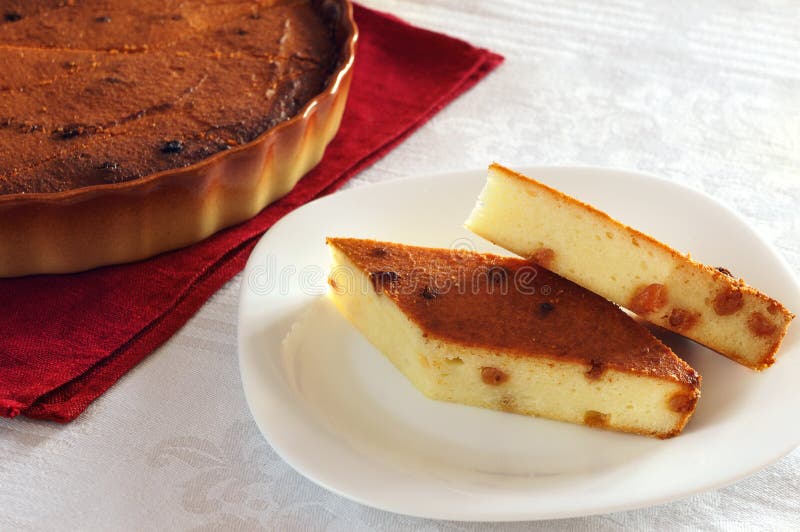 Two slices of cheesecake stock photo. Image of food, baked - 50590850