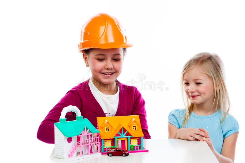 Little House in the hands stock image. Image of chance - 22332327